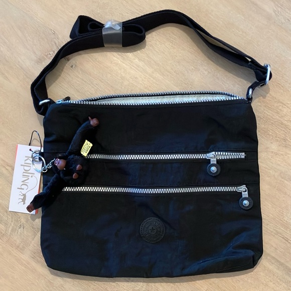 Kipling | Bags | Kipling Alvar Crossbody Bag In Black | Poshmark